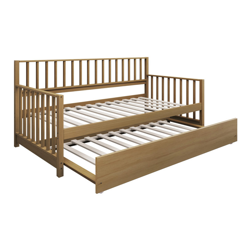 Winston Porter Odean Solid Wood Daybed with Trundle & Reviews | Wayfair