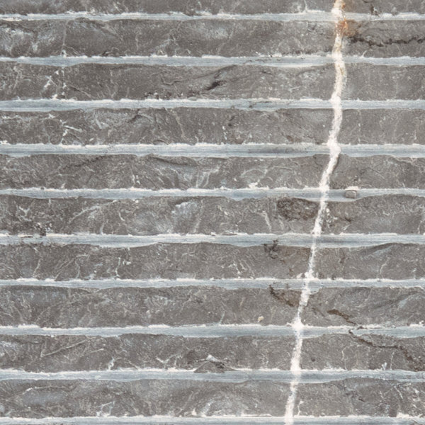 Daltile Marble Natural Stone 4" x 20" Marble Raked Mosaic in Scraped ...