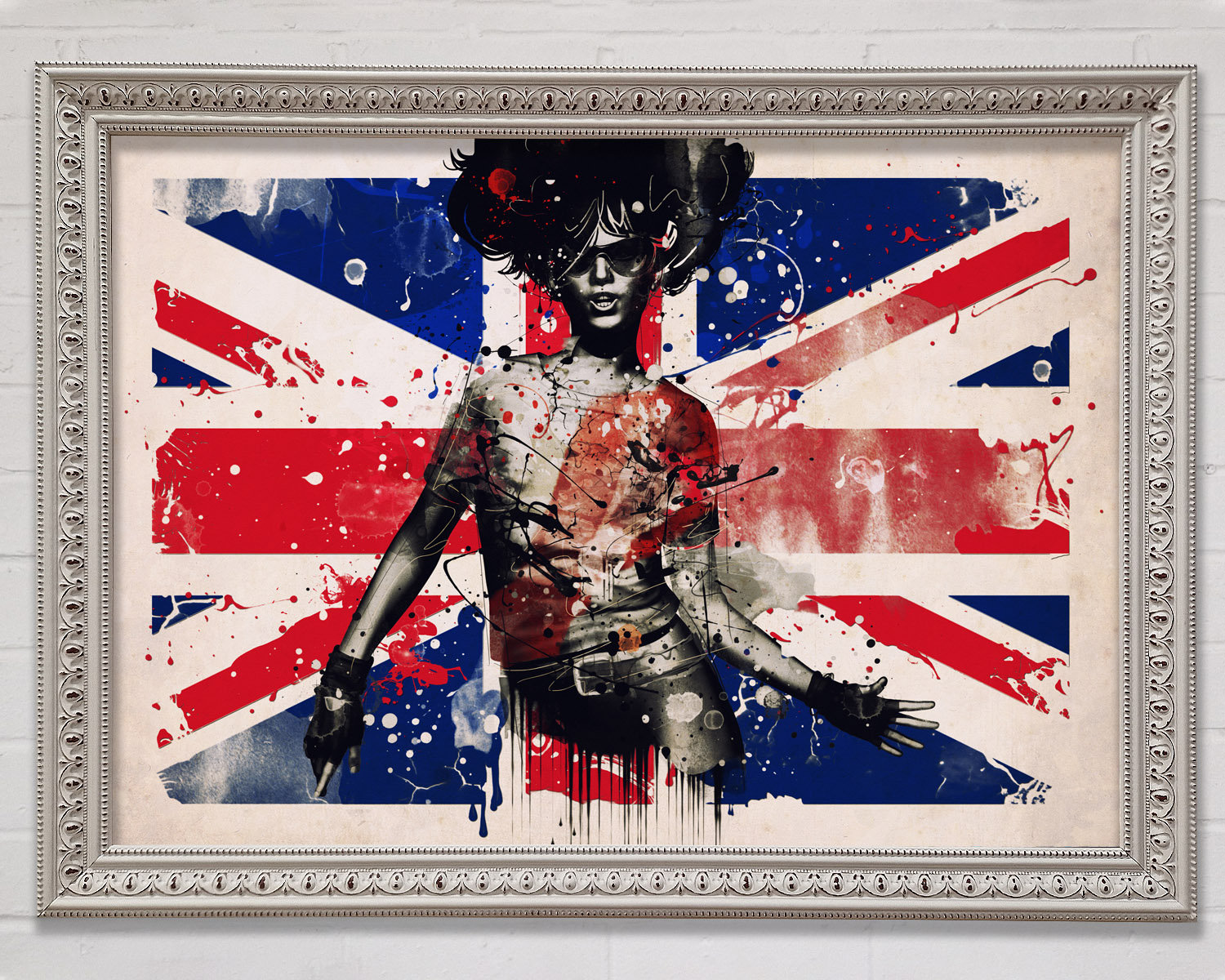 Bright Star Union Jack Woman - Print | Wayfair.co.uk