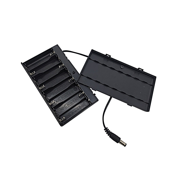 FixtureDisplays Aa Battery Housing Holds 8 Batteries Holder 12V Power ...
