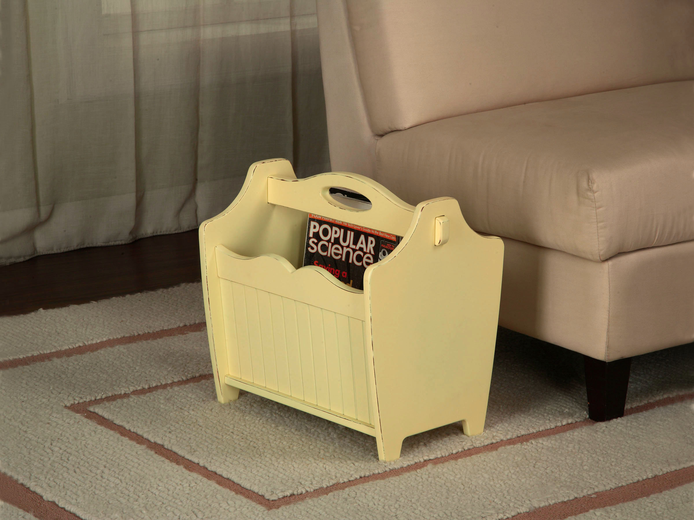 Powell Color Story Wood Free Standing Magazine Rack | Wayfair