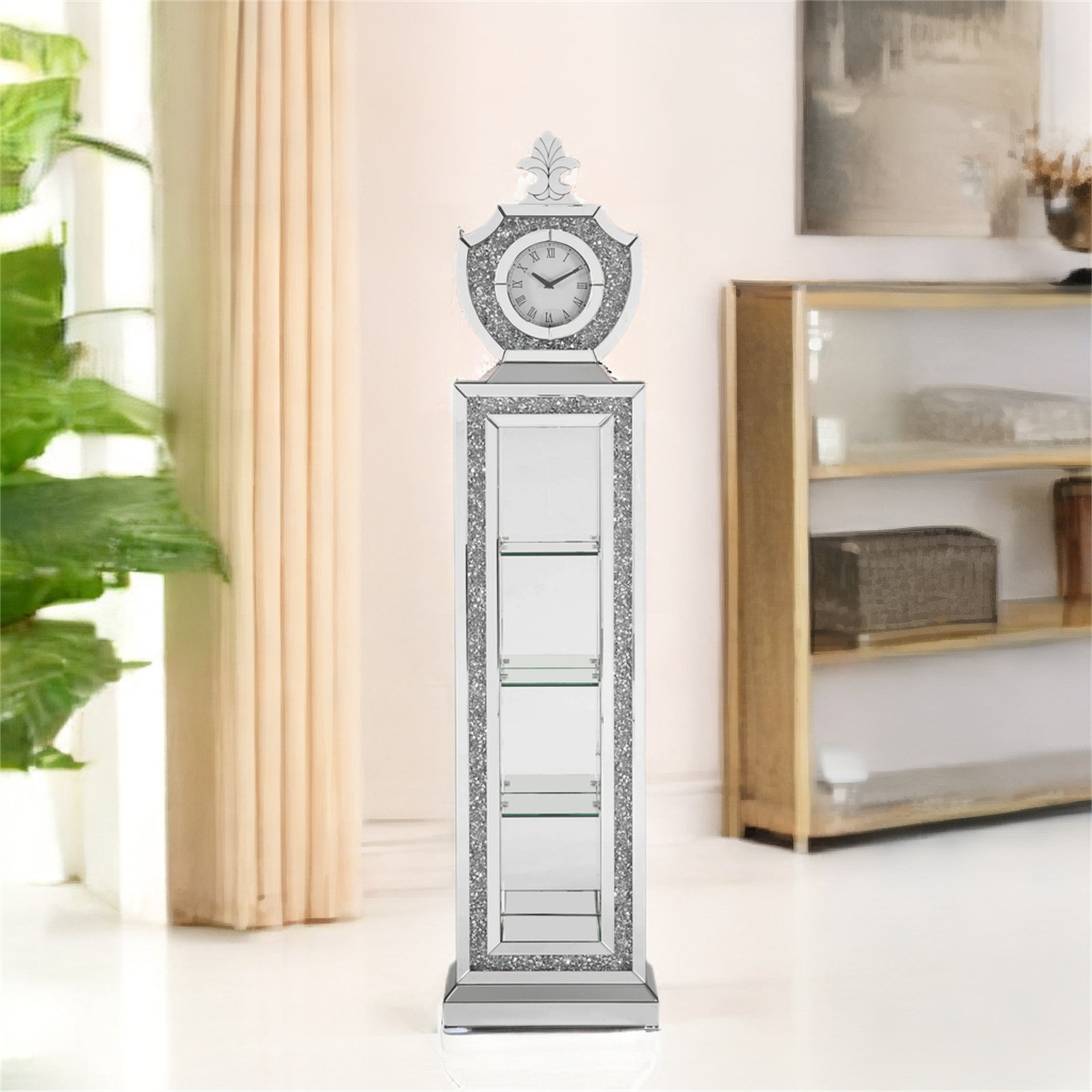 TONWIN 63'' H x 18'' W Wood Tower Display Case | Wayfair