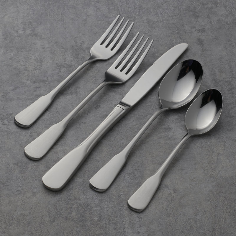 Oneida Colonial Boston 45 Piece Everyday Flatware Set, Service For 8 ...