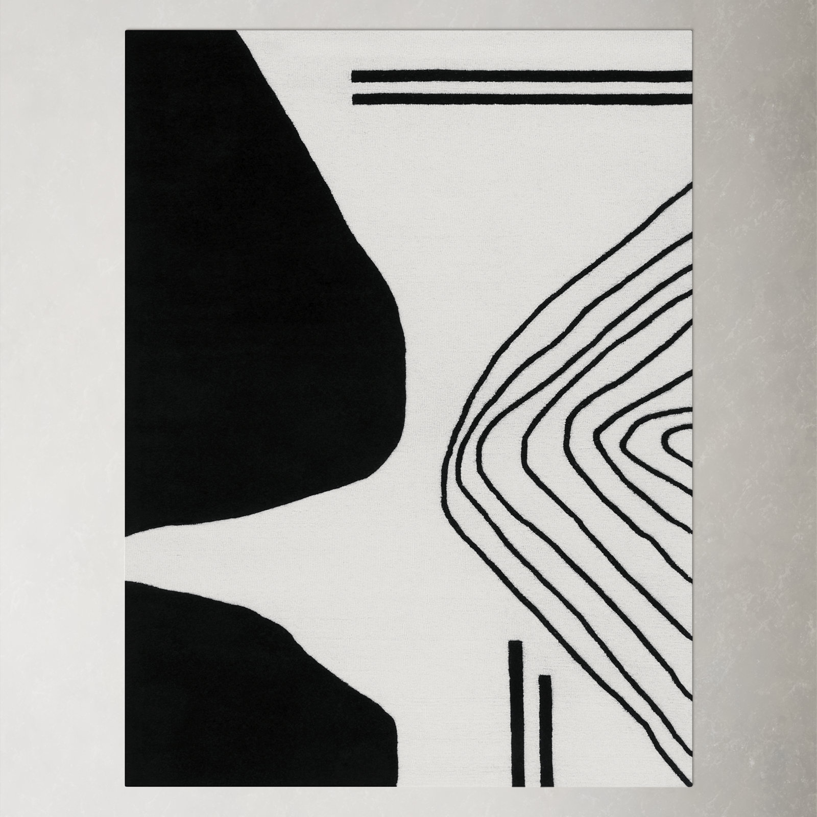 AllModern Felipe Hand Tufted Wool Abstract Rug & Reviews | Wayfair