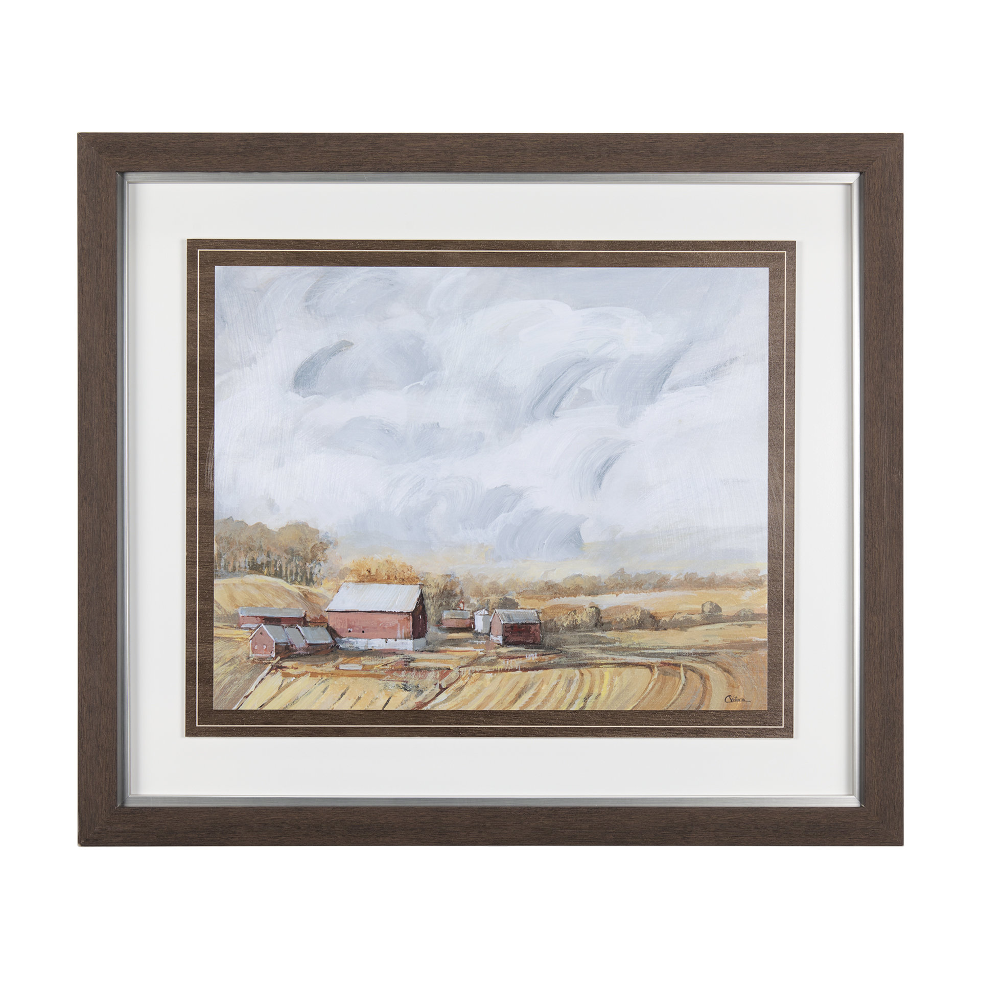 Mercana Farmland View I Framed On Paper Print | Wayfair