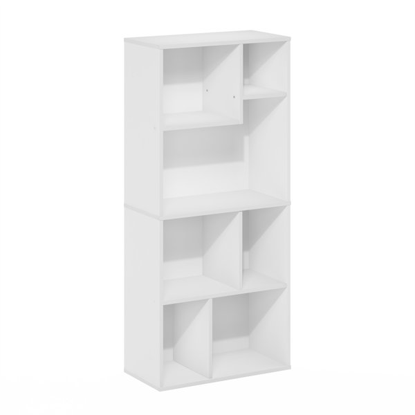 Ebern Designs Denning 7-Cube Irregular Cubes Bookcase, Bookshelf ...