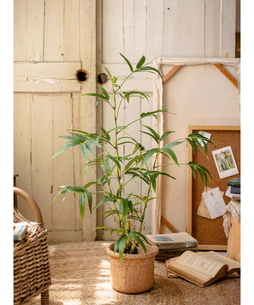 Stella Trek Simulation Green Plant Gourd Indoor Bonsai Fake Green Plant Simulation Bamboo ...