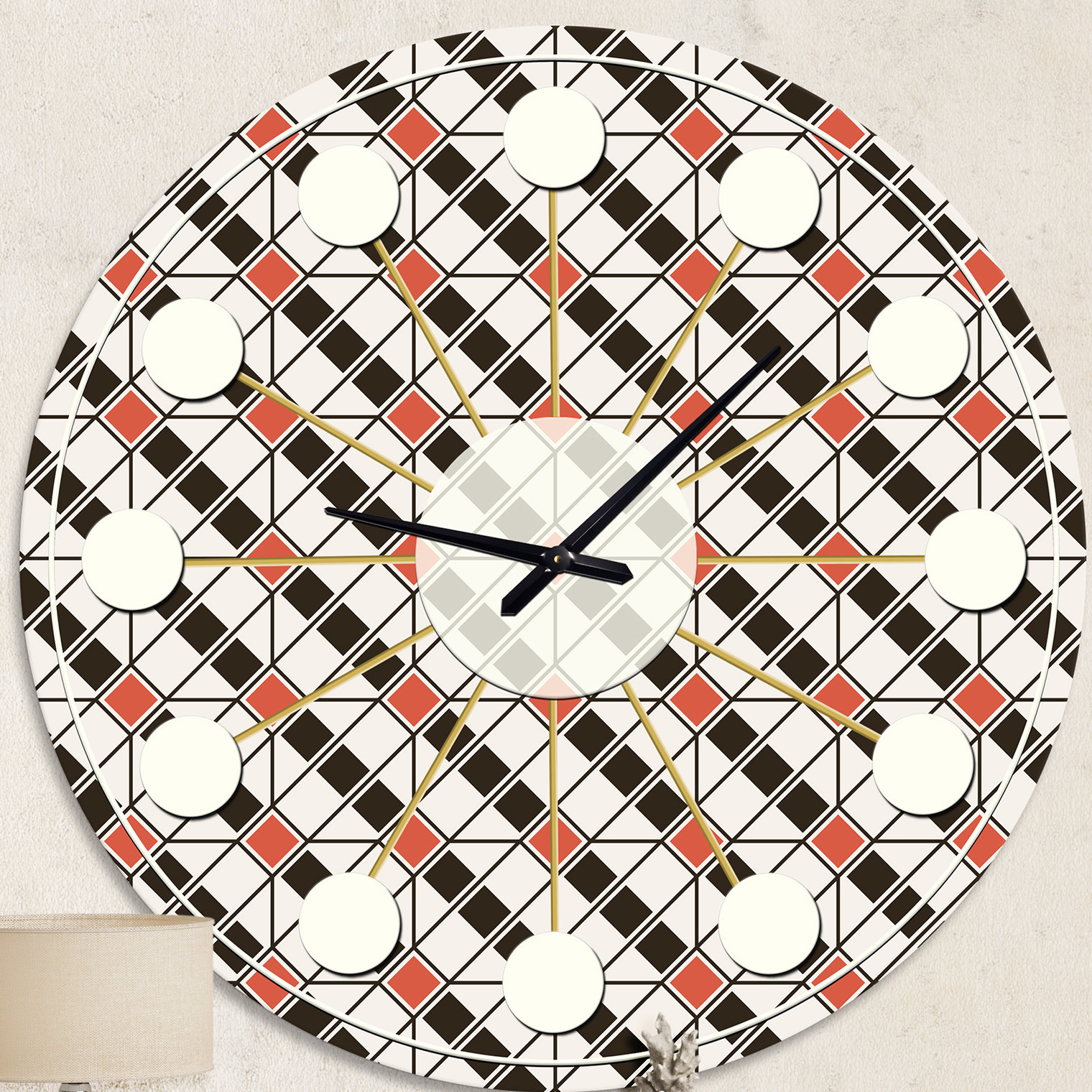 East Urban Home Abstract Design Retro Pattern IV - Mid-Century Modern ...