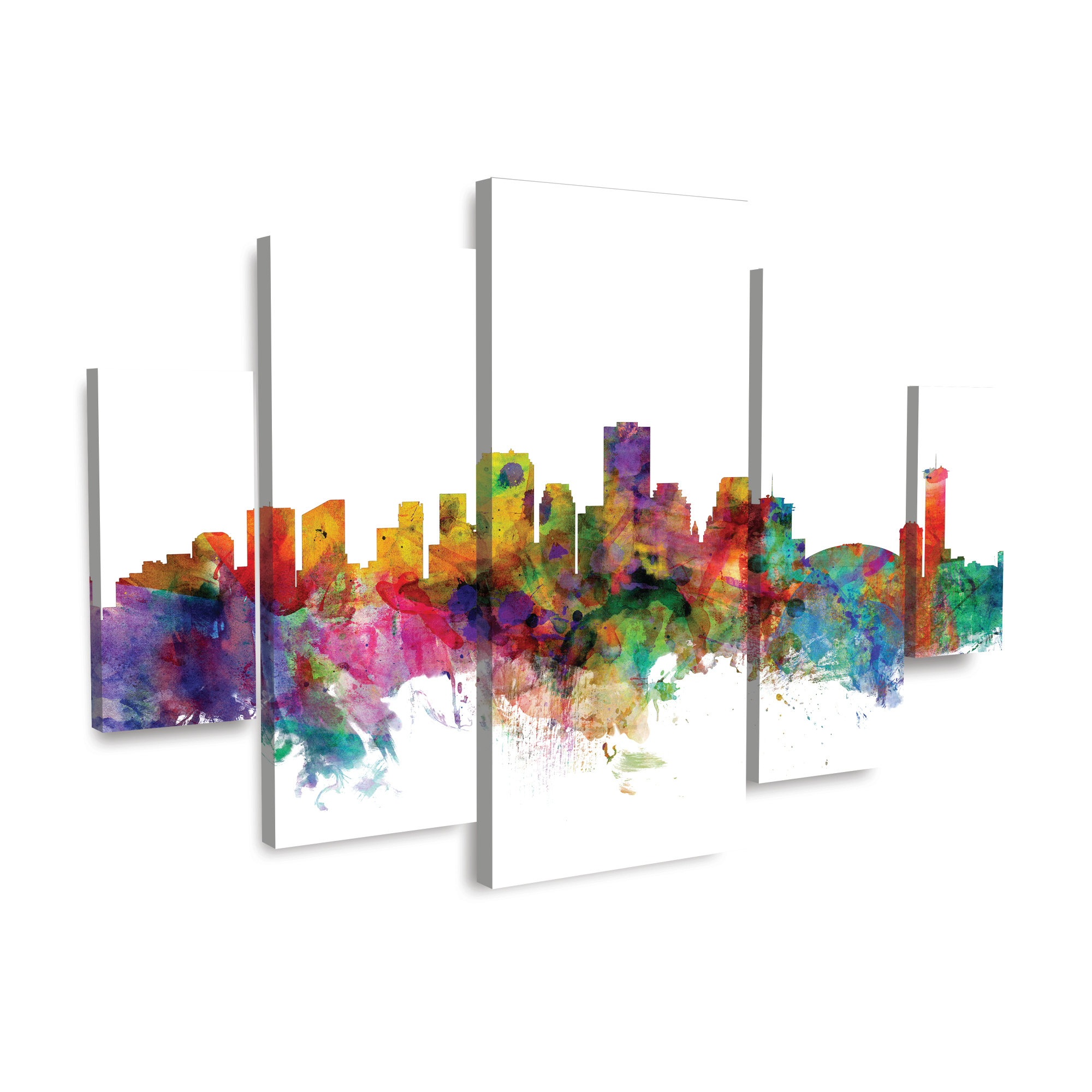 Red Barrel Studio Michael Tompsett 'New Orleans Louisiana Skyline ...