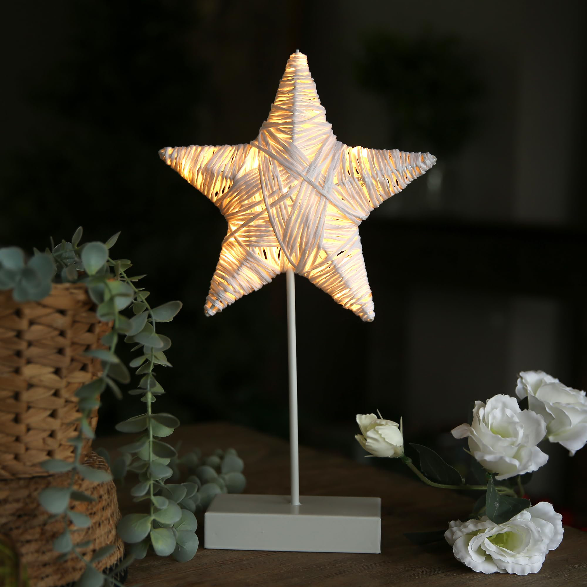Orren Ellis Battery Powered Table Lamp Star Shape | Wayfair