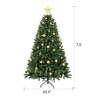 Alcott Hill® 7.5FT Christmas Tree with 550 Warm White LED Lights – 1350 ...