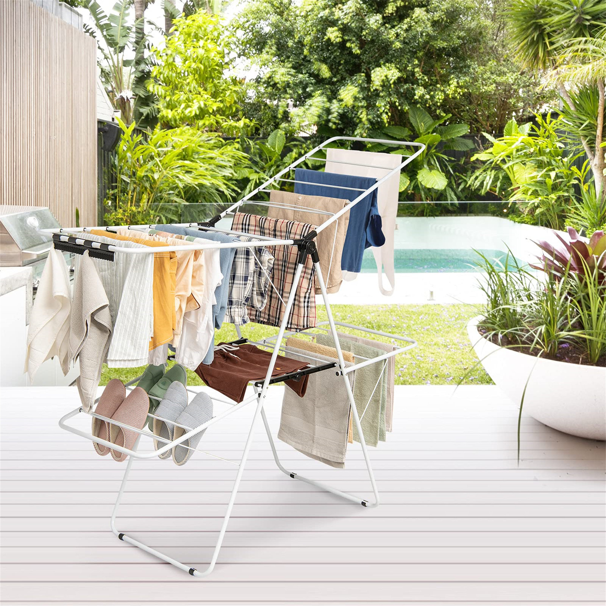 Rebrilliant Metal Gullwing Drying Rack | Wayfair.co.uk