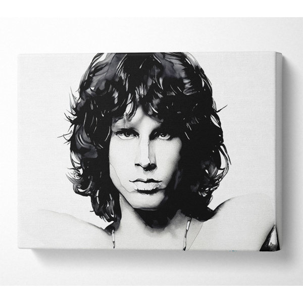 ClassicLiving Jim Morrison Face - Wrapped Canvas Print | Wayfair.co.uk