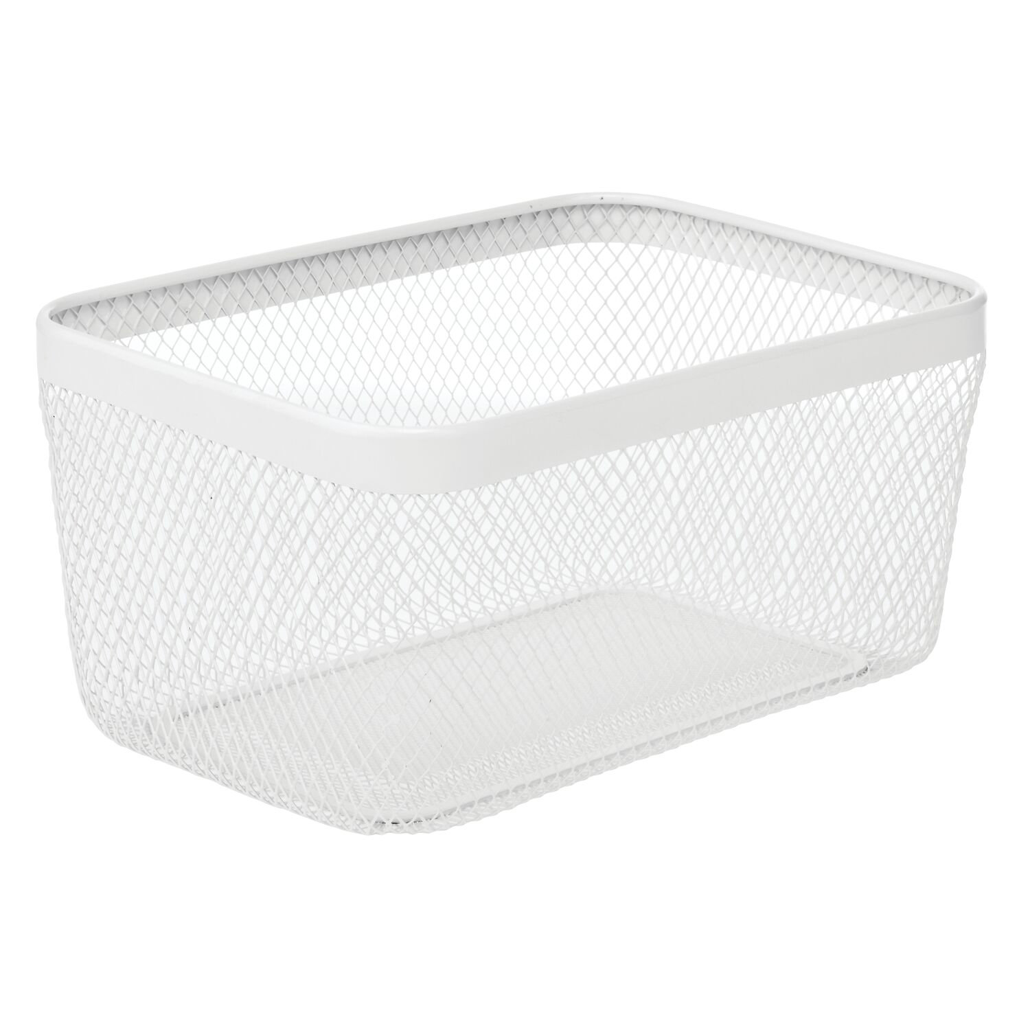 mDesign Metal Mesh Pantry Basket for Kitchen Organization and Storage ...