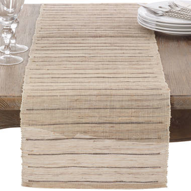Highland Dunes Baden Rectangle Ramie Table Runnner | Wayfair