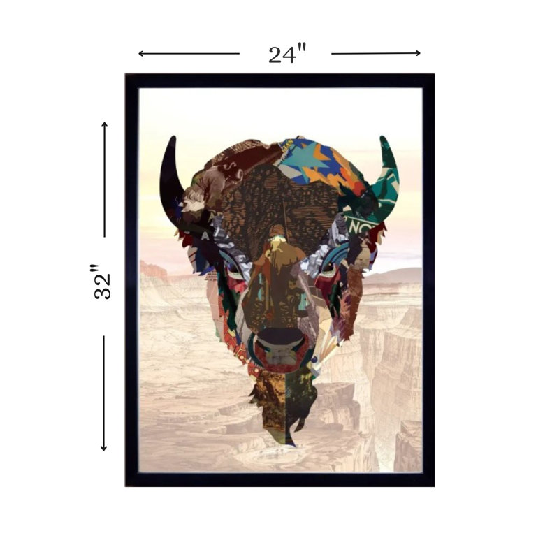 Union Rustic Hand Crafted Card Stock 3D Collage Art by Leonardo ...