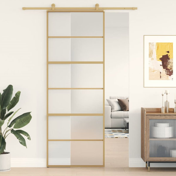 Latitude Run Adylynn Metal Sliding Doors | Wayfair.co.uk