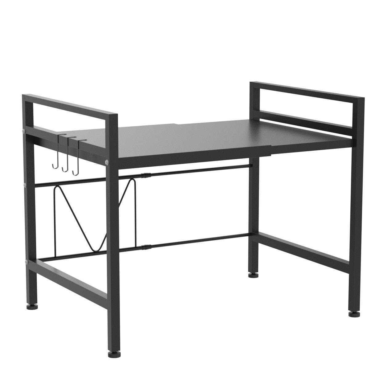 Latitude Run® Adjustable Microwave/Toaster Rack, Countertop Double Tier ...