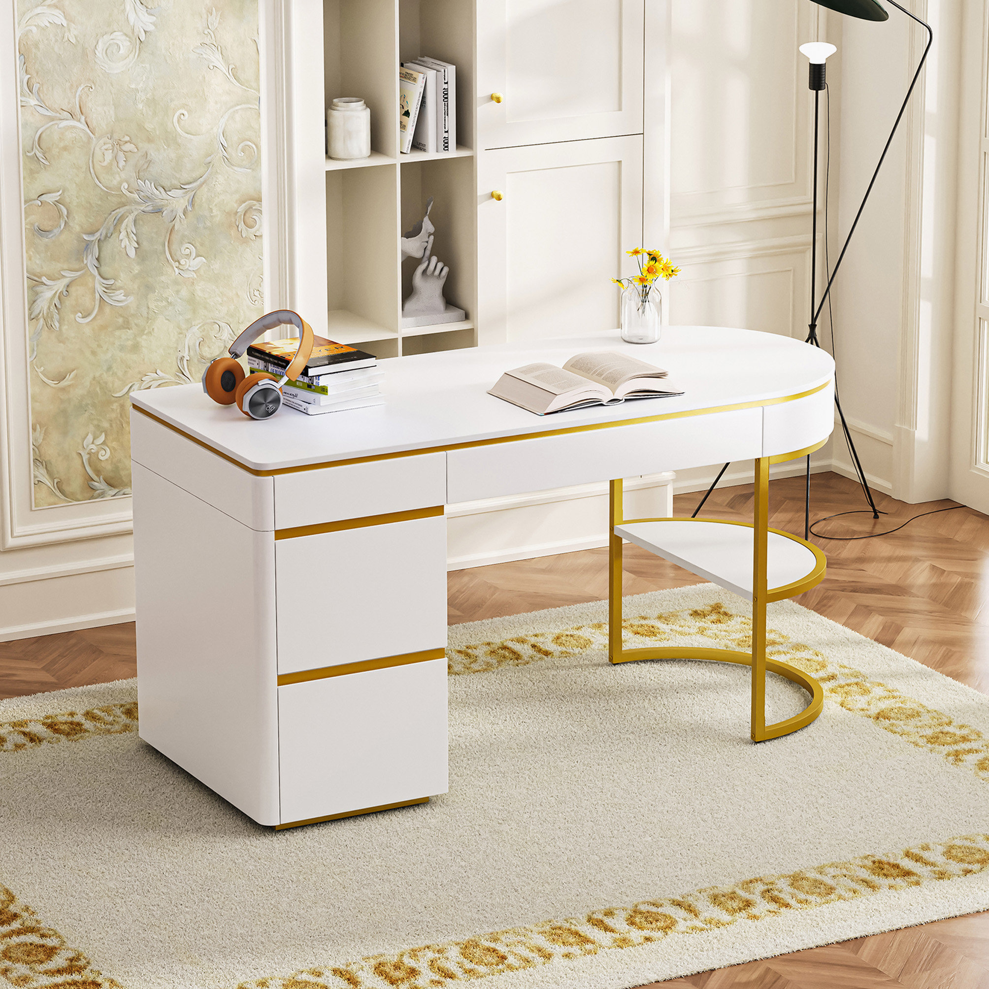 Mercer41 60''Modern Executive Desk | Wayfair