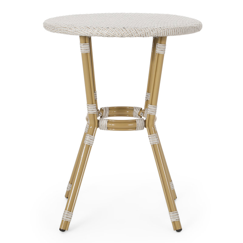 Longshore Tides Wicker Bistro Table & Reviews | Wayfair