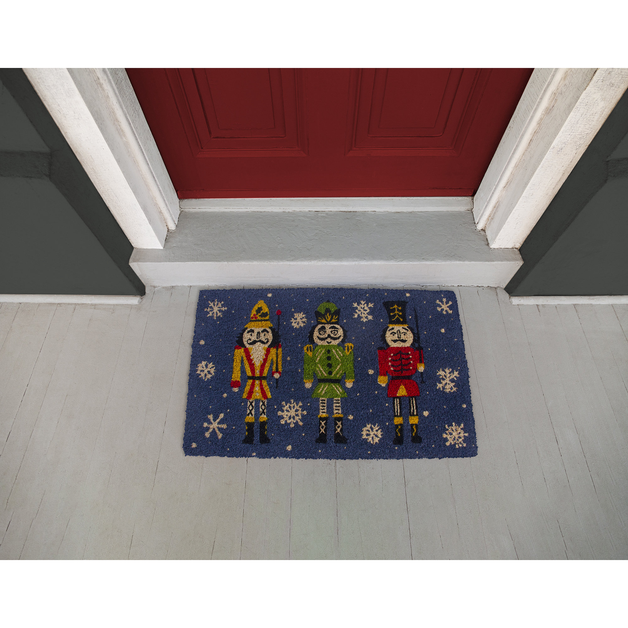 Entryways Nutcrackers Coir Doormat | Wayfair