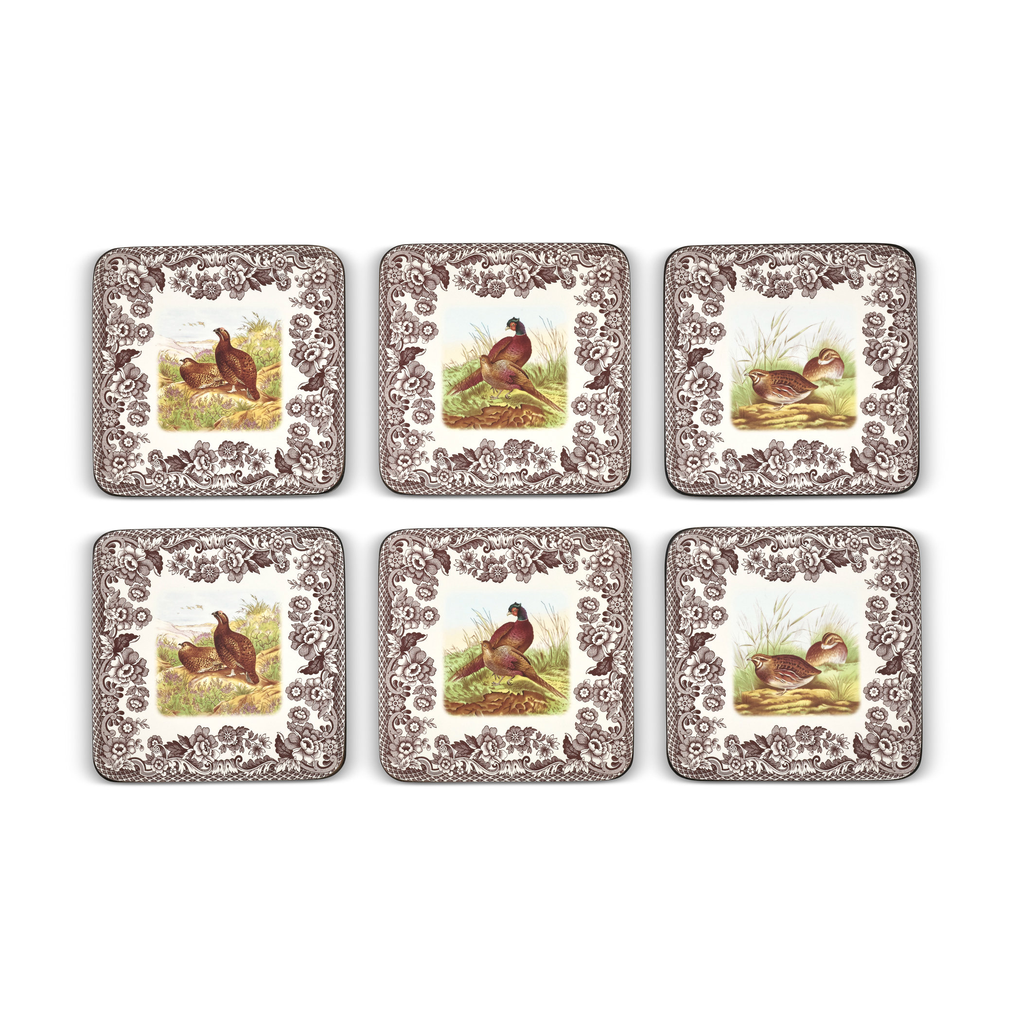 Pimpernel Woodland Coasters 4"X 4" & Reviews | Wayfair