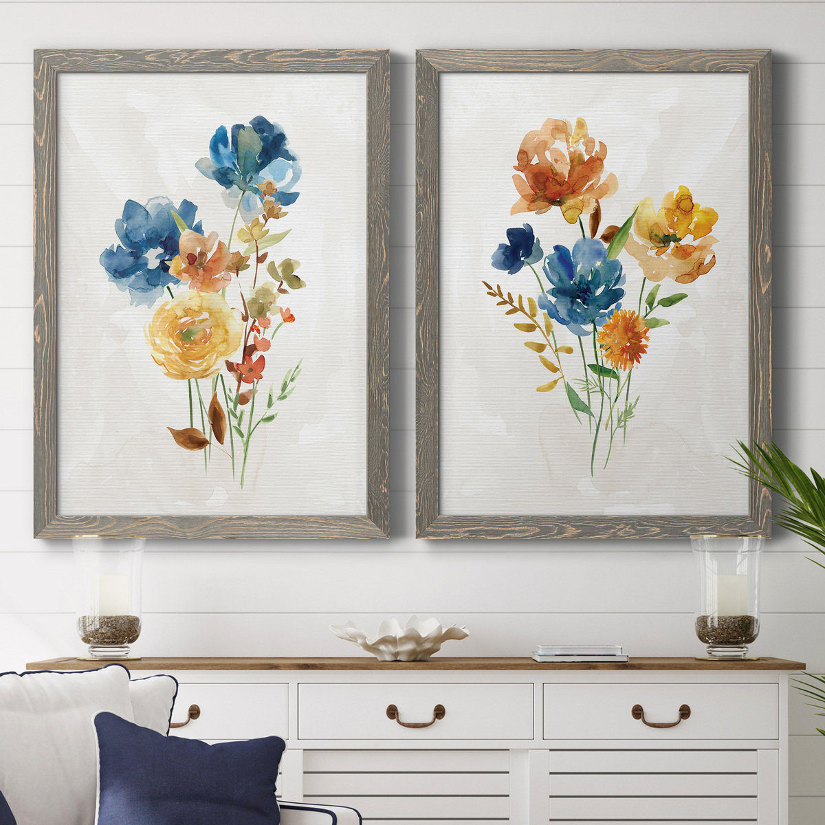 Winston Porter Summer Sprig I - 2 Piece Painting Print Set | Wayfair