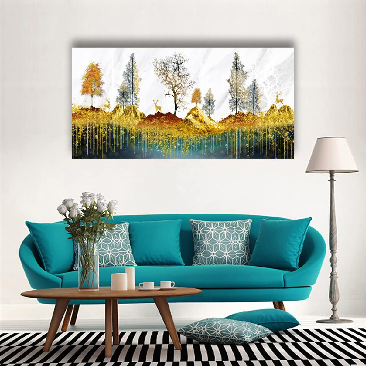 House of Hampton® Canvas Wall Art Modern Abstract Paintings,Stunning ...