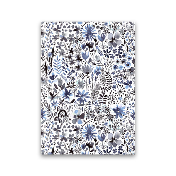 17 Stories Winter Ink Flowers - Graphic Art | Wayfair.co.uk