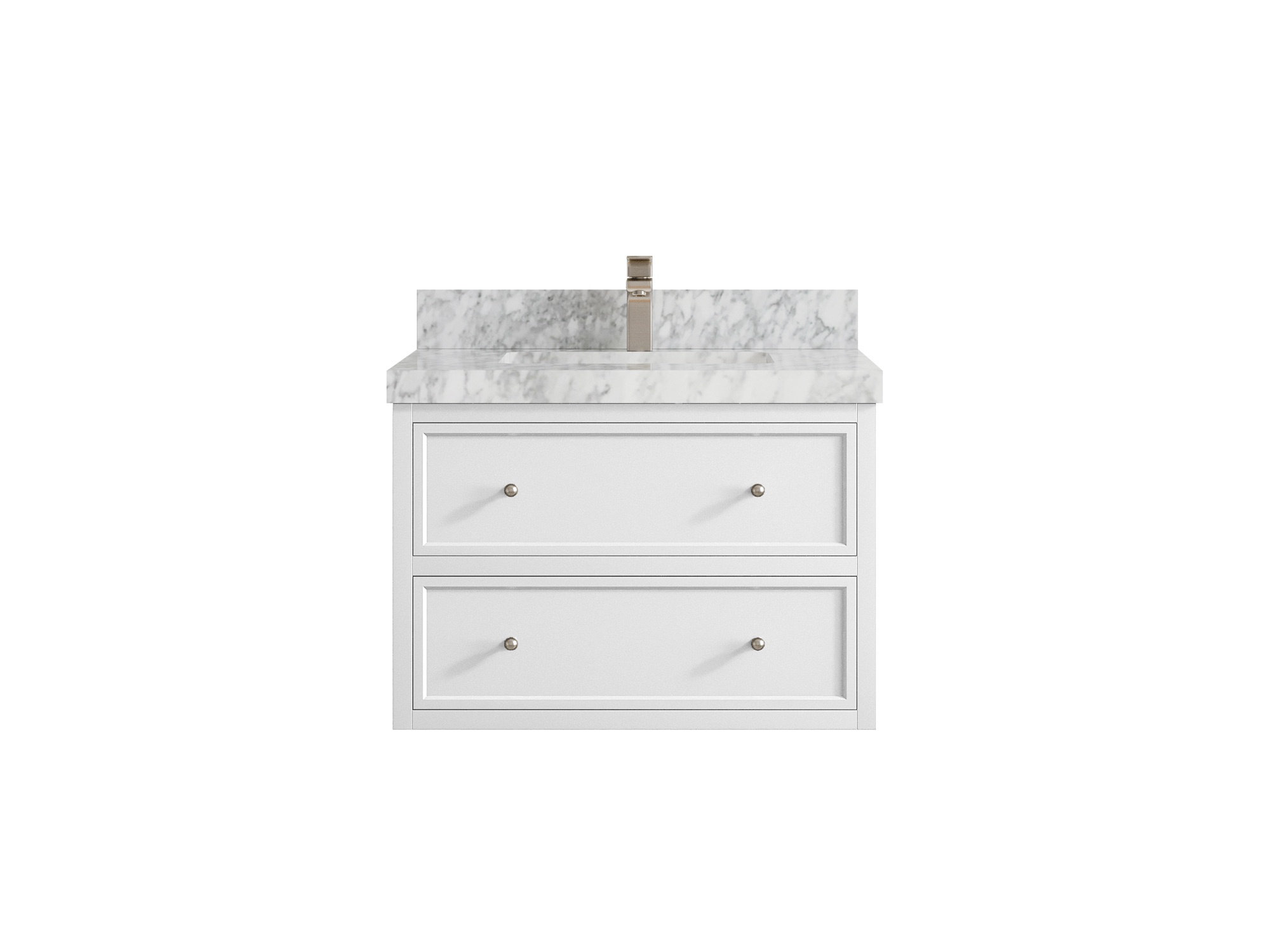Willow Collections Roswell Floating 30 In. W X 22 In. D Single Sink ...