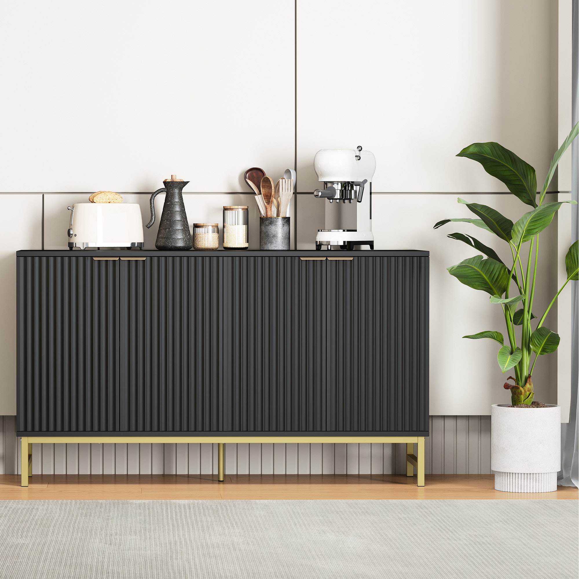 Mercer41 Sideboard With 4 Doors - Wayfair Canada