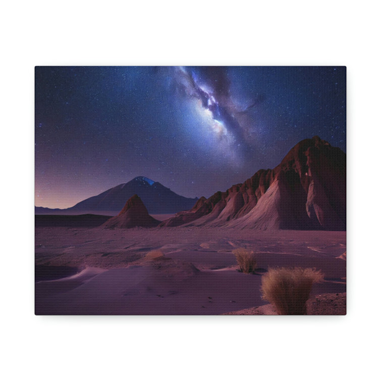 Loon Peak® Milky Galaxy - Wrapped Canvas Illustration | Wayfair