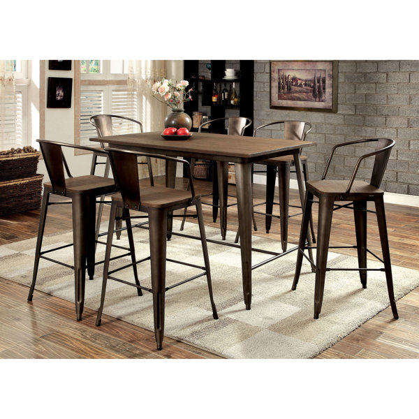 Williston Forge Ebin 4 - Person Four Leg Dining Set & Reviews | Wayfair