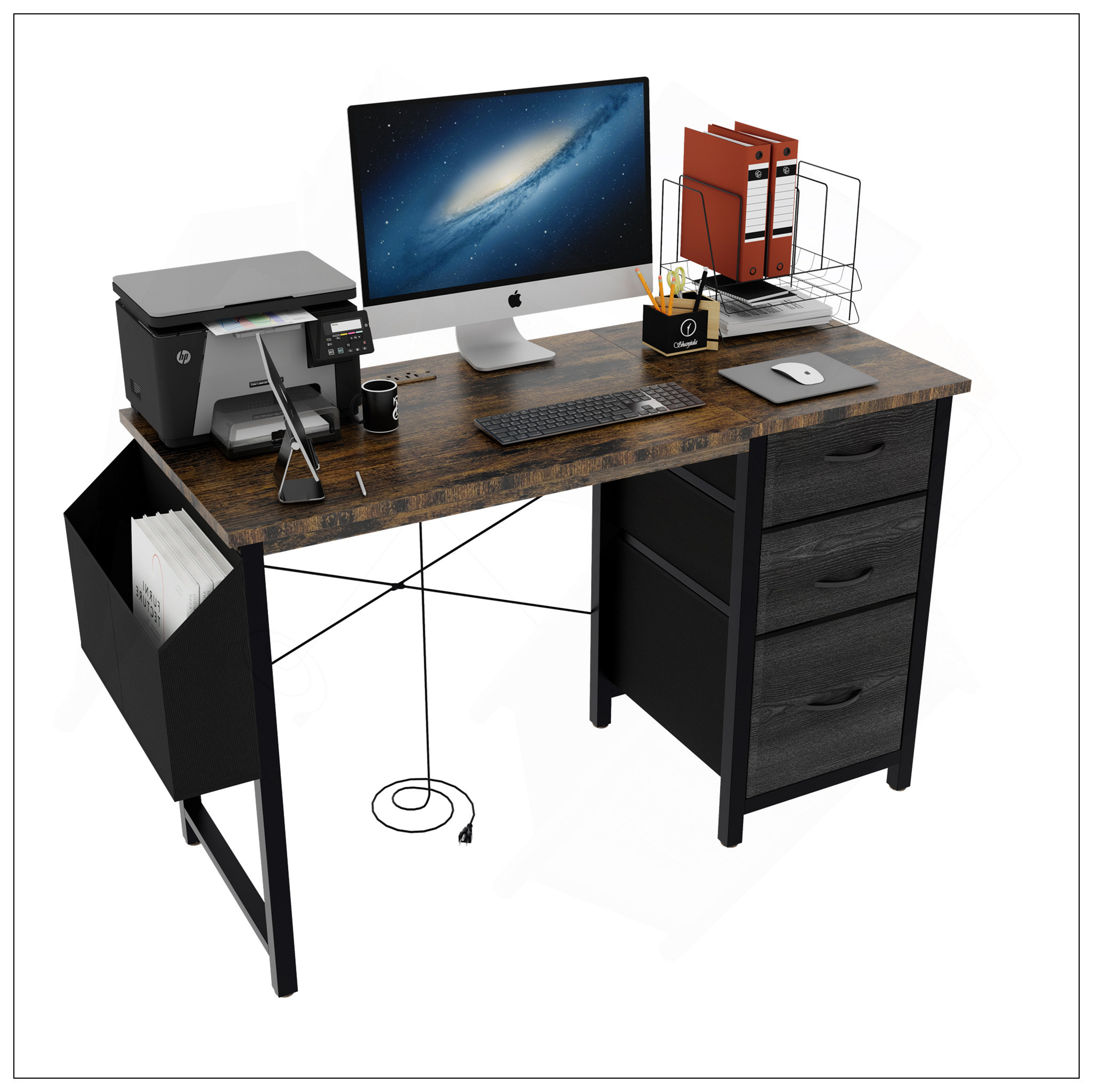 Inbox Zero Versatile Office Desk With Advanced Features For Enhanced ...