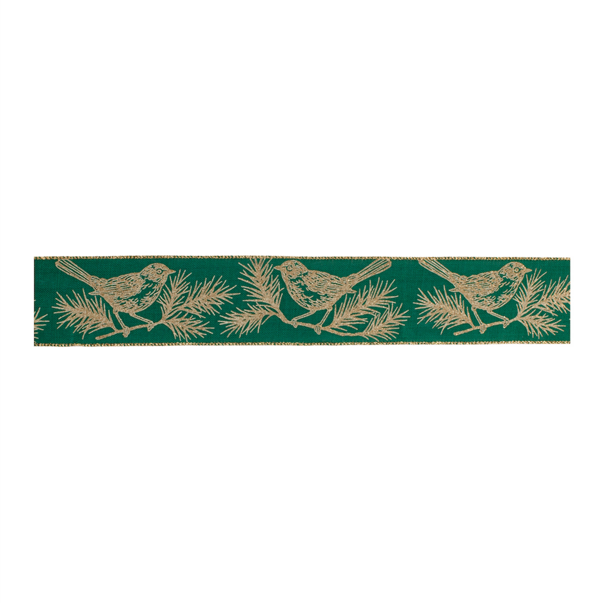 The Holiday Aisle® Chickadee Bird Pine Ribbon (Set of 2) | Wayfair