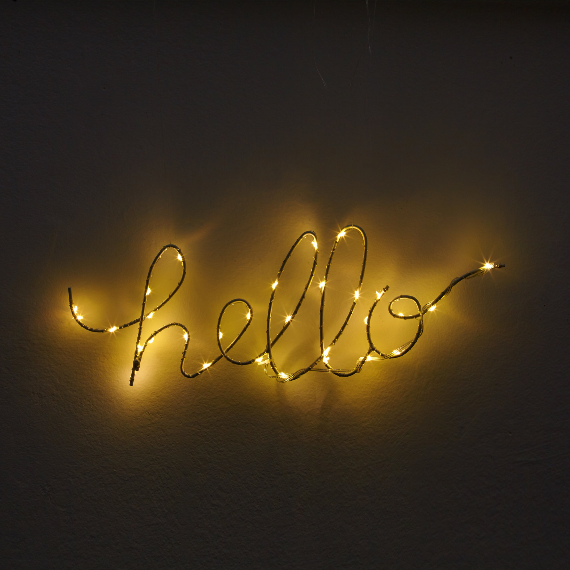 Loft Lyfe Lailani Hello Accent Light Led Sign Battery-Powered | Wayfair