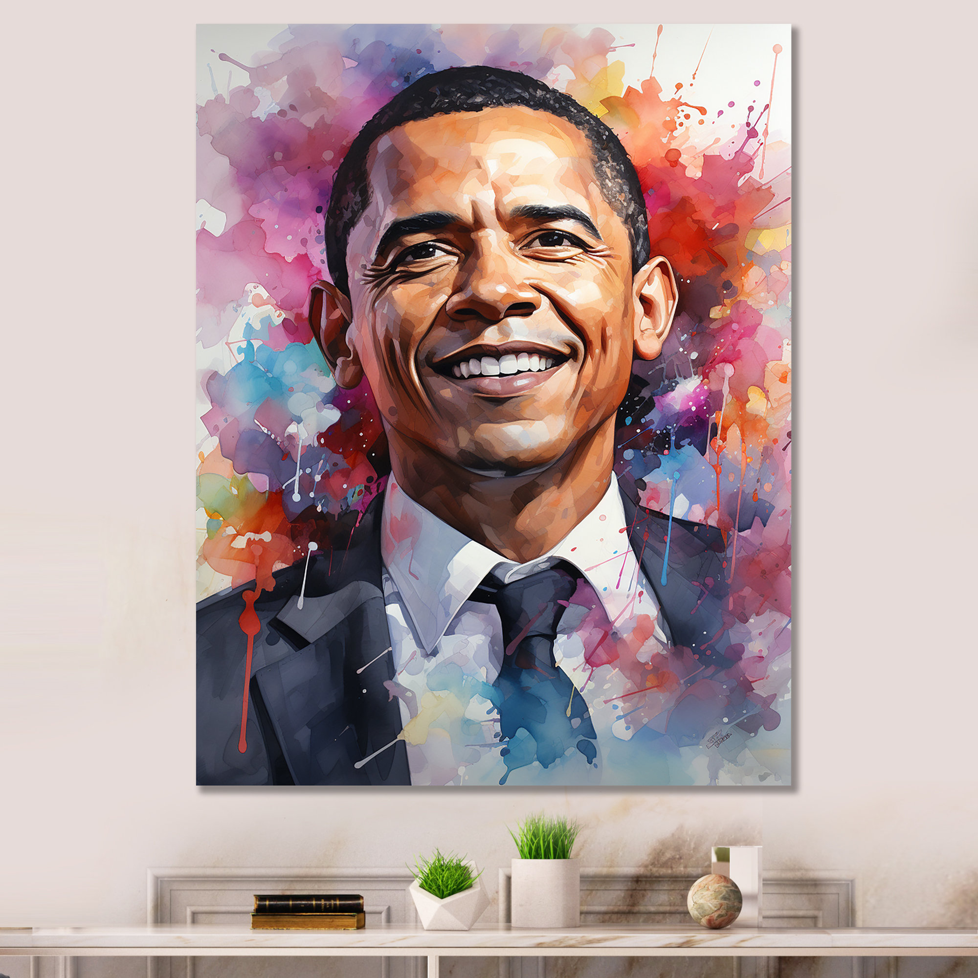 Wildon Home® President Barack Obama Portrait - President/Political ...