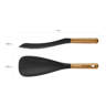 Staub Silicone with Wood Handle Cooking Utensil, Multi-function Spatula ...