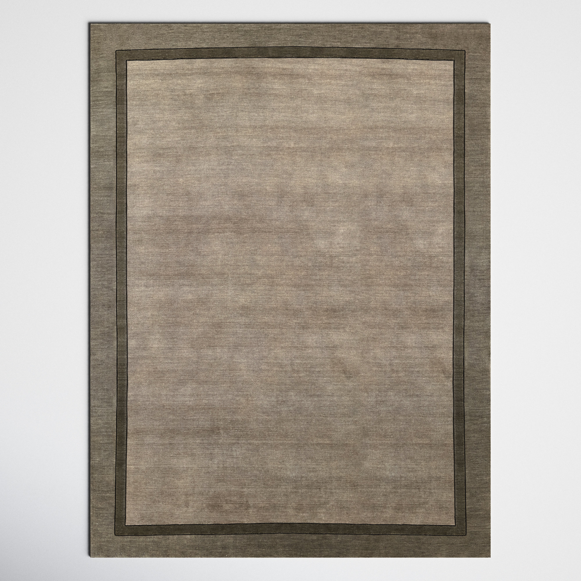 Joss & Main Zaley Handmade Tufted Wool Gray Area Rug & Reviews | Joss ...