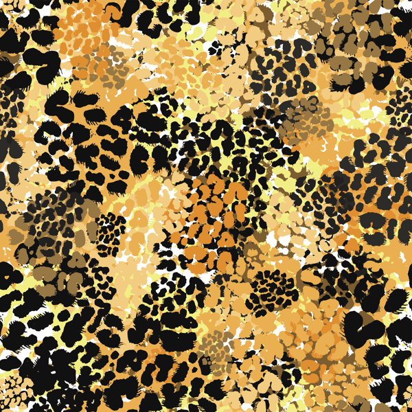Metro Lane Leopard Pattern by OlgaLIS - Wrapped Canvas Print | Wayfair ...