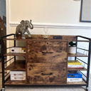 Latitude Run® 43.3'' Wide 2 -Drawer Mobile File Cabinet & Reviews | Wayfair