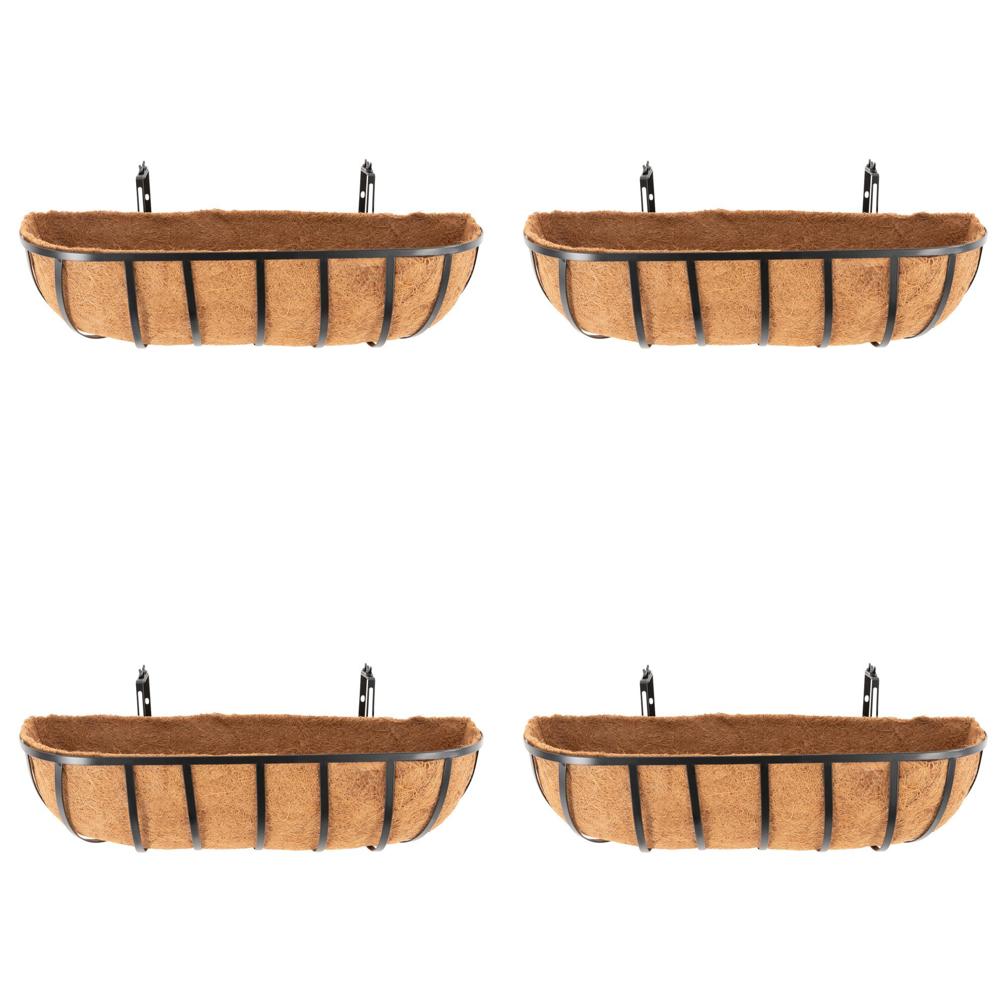 Arlmont & Co. Pot de fleurs d'extérieur en métal 24 po Roine - Wayfair ...