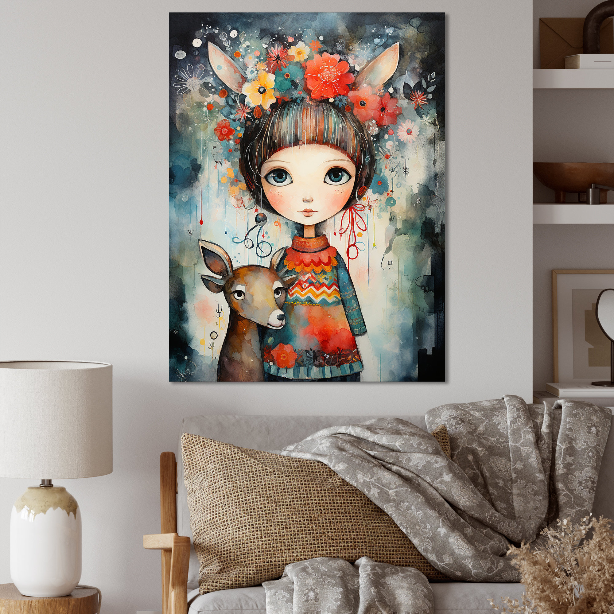 Bungalow Rose Cute Children's Christmas Decor II - Animation Wall Art ...