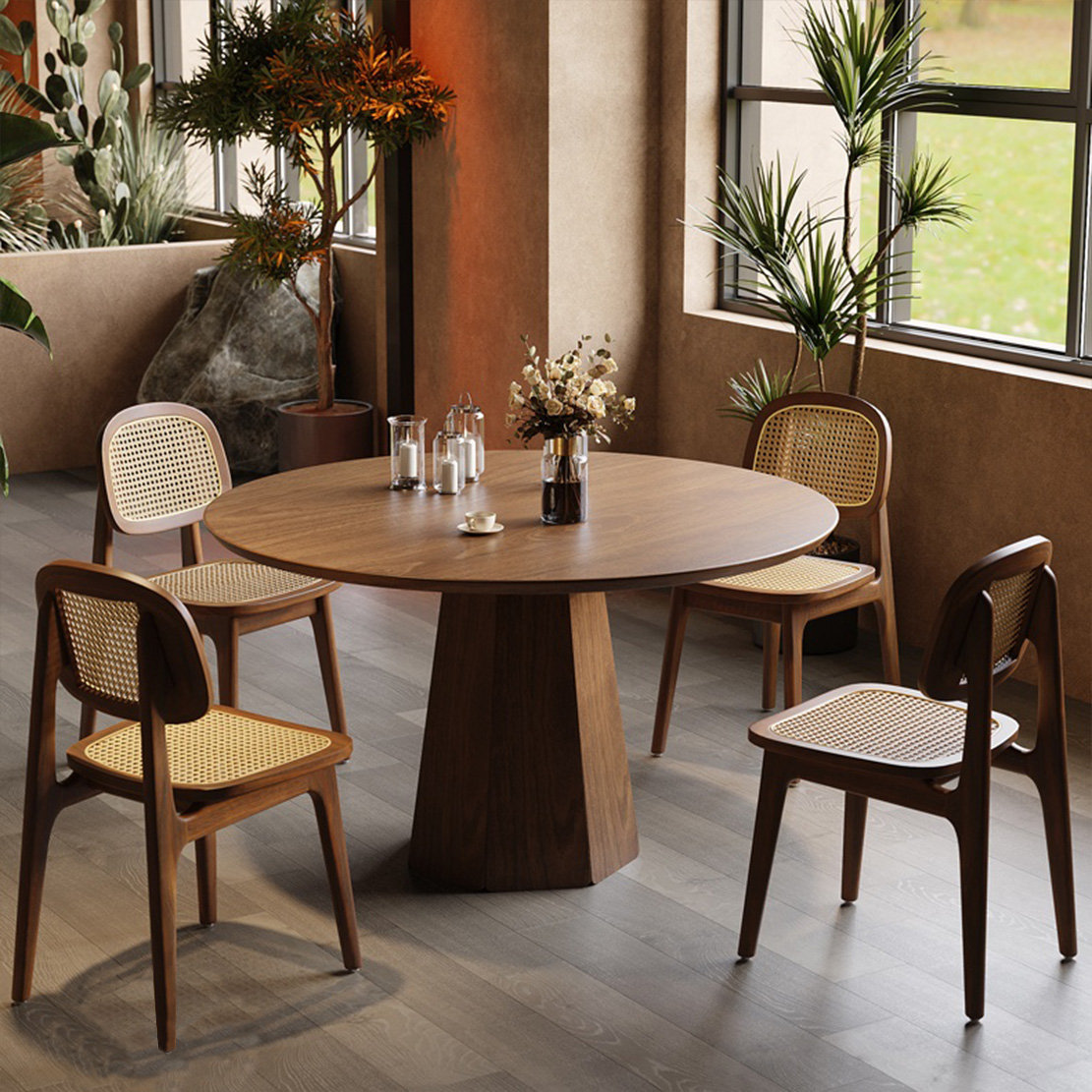 Waagy Creative solid wood table set | Wayfair