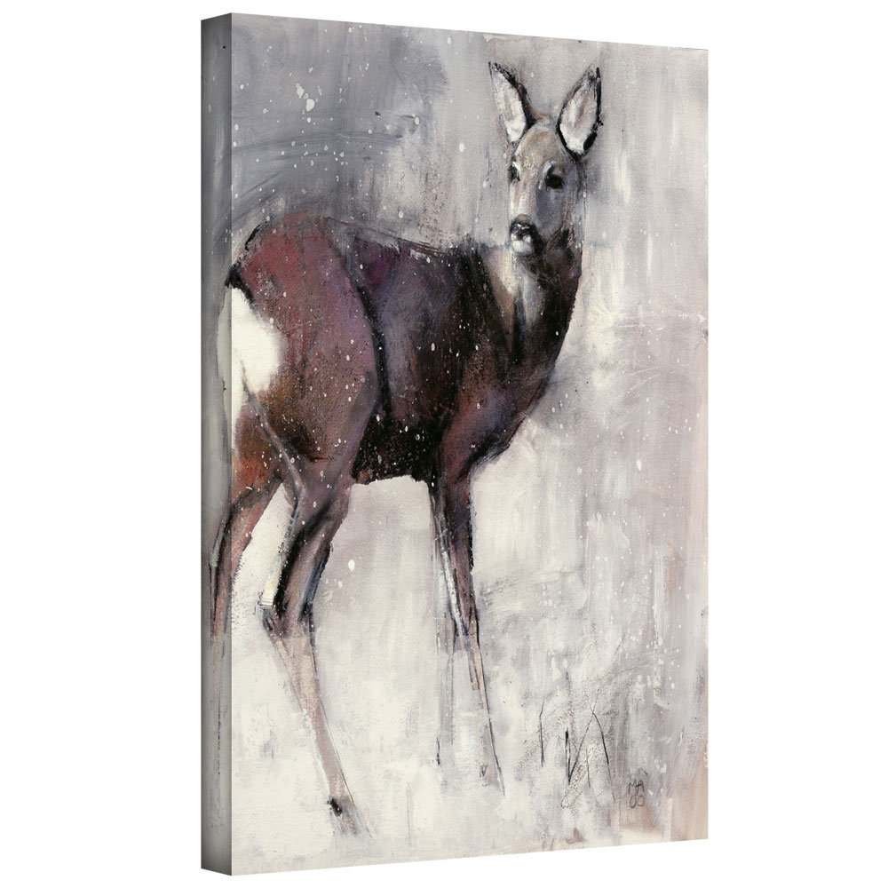 ArtWall 'Roe Doe' by Mark Adlington Painting Print Gallery-Wrapped on ...