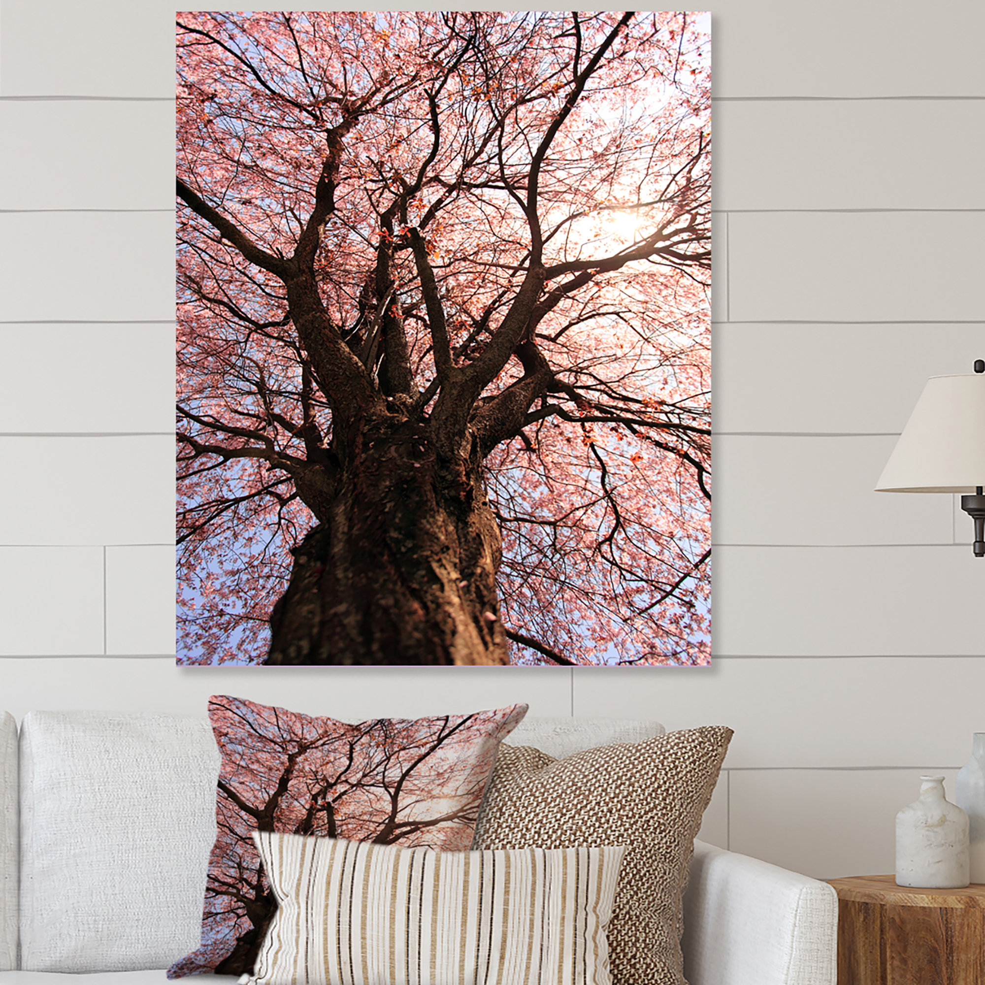 Winston Porter Large Plum Tree - Traditional Canvas Artwork | Wayfair