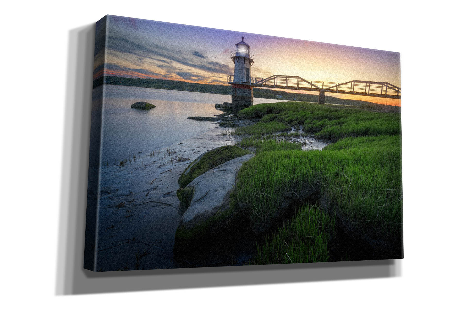 Epic Graffiti 'Doubling Point At Dusk' by Rick Berk Canvas Wall Art, 60 ...
