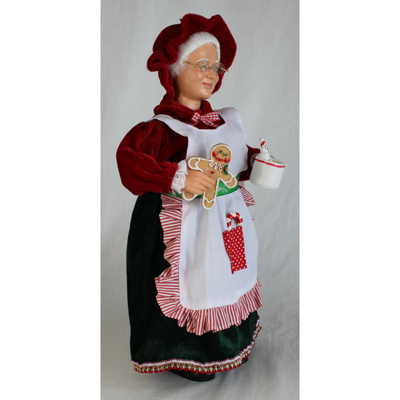 Windy Hill Collection Mrs. Claus Figurine | Wayfair