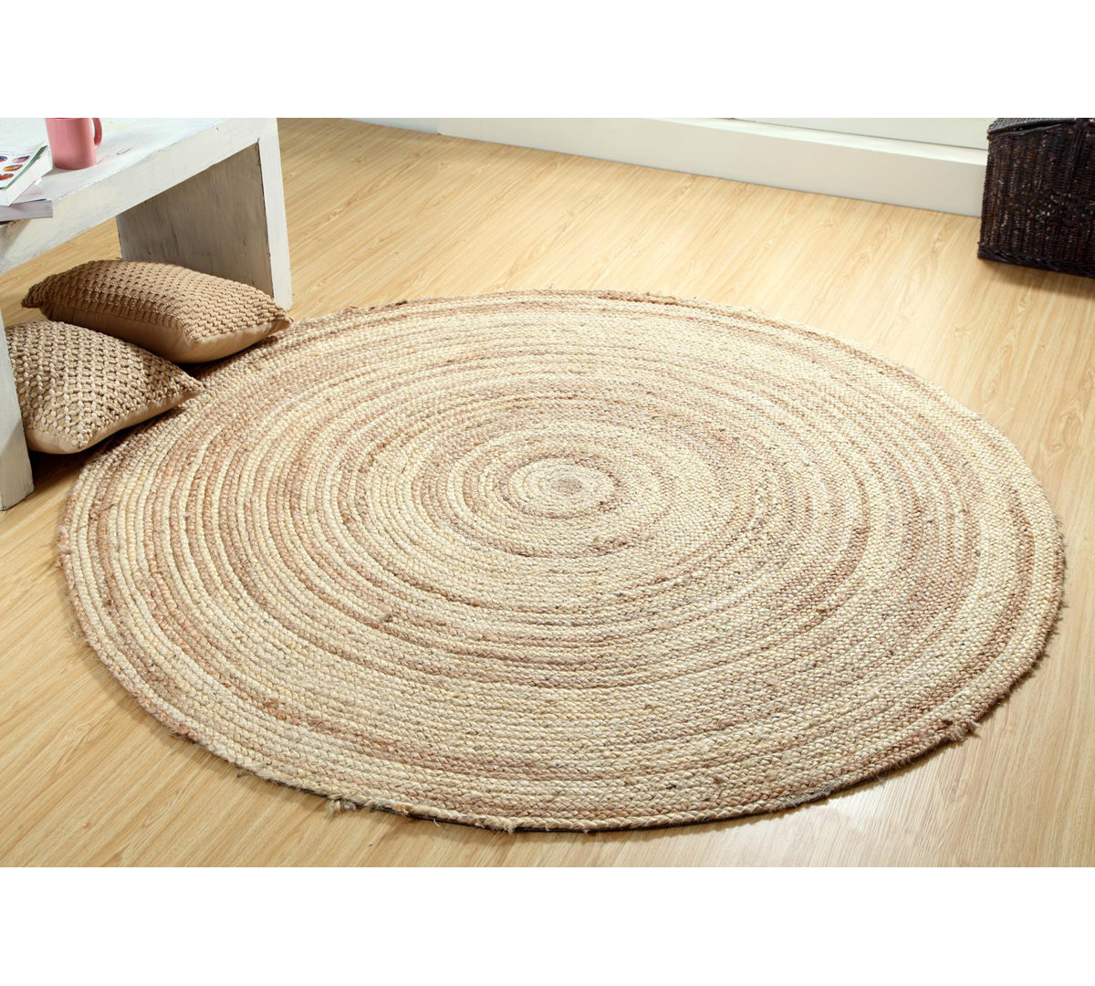 Dovecove Hand Braided Natural Rug | Wayfair