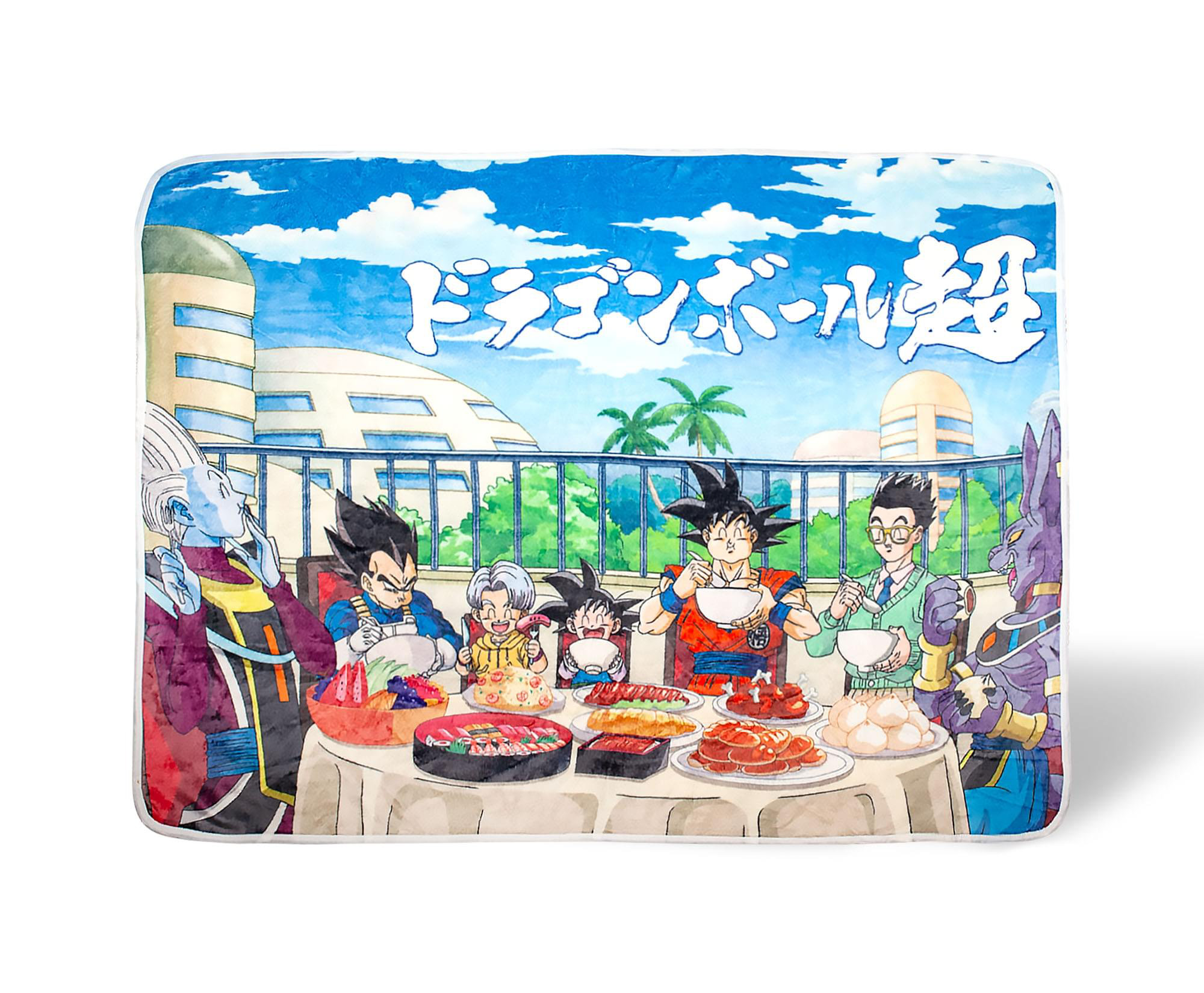 Just Funky Dragon Ball Super Feast Plush Throw | Wayfair